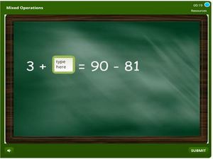 Math Mixed Operations Games, Quizzes and Worksheets for kids